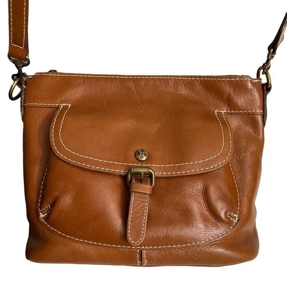Patricia Nash | Bags | Patricia Nash Brown Leather Messenger Bag | Poshmark